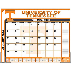 TURNER SPORTS Tennessee Volunteers 2024 22X17 Desk Calendar (24998061489)