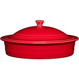 Homer Laughlin Tortilla Warmer, Scarlet