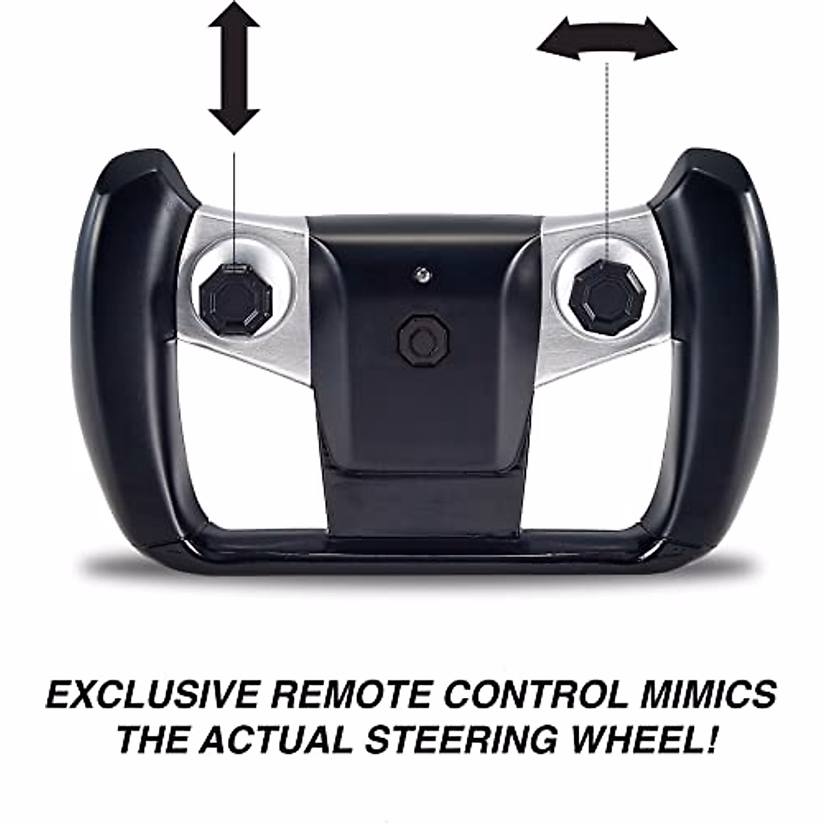 Hot Wheels 1:10 Tesla Cybertruck Radio-Controlled Truck & Electric Cyberquad, Custom Controller, Speeds to 12 MPH, Working Headlights & Taillights, For Kids & Collectors [Amazon Exclusive]