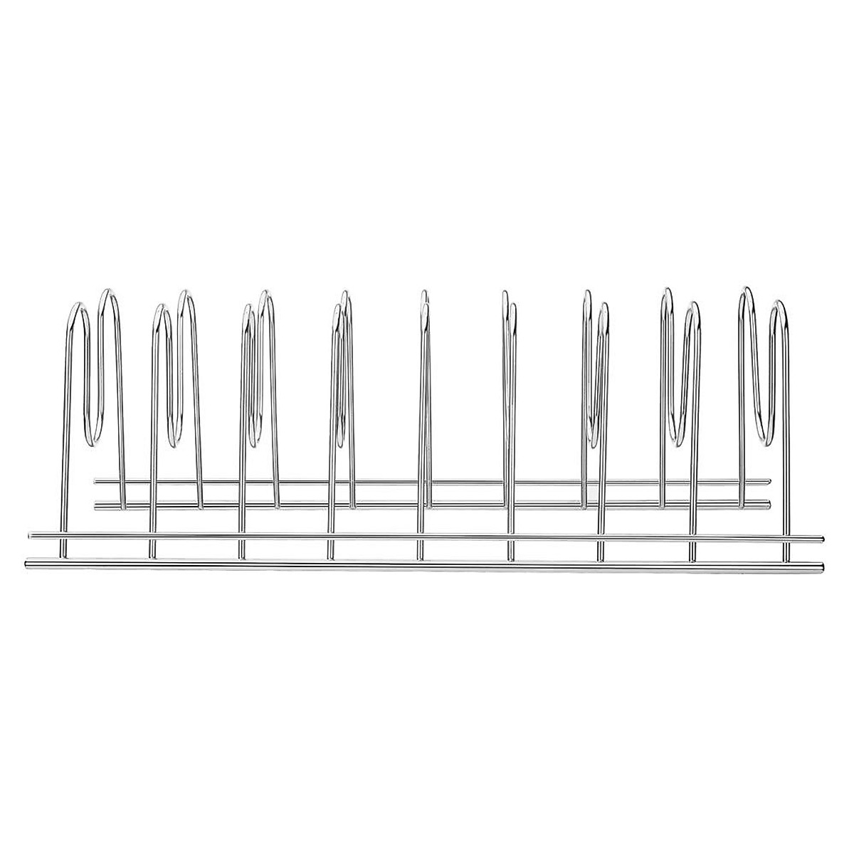 SANNO Pan pot Lid Holder Rack Kitchen Lid Organizer for Plates, Cutting Boards Bakeware, Cooling Racks, Pots & Pans, Serving Trays,stainless steel pack of 2