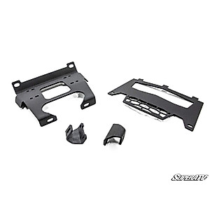 SuperATV.com Black Ops 4500 lb Winch with Winch Mounting Plate for Polaris RZR 900 / 900 S / 4 900 (For Machines Manufactured After 9/1/2014) | Complete RZR Winch Kit Ready for Install!