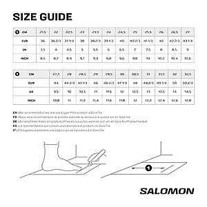 Salomon Women's WANDER GORE-TEX Running Shoes for Women, Black / Plum Kitten / Gull,9