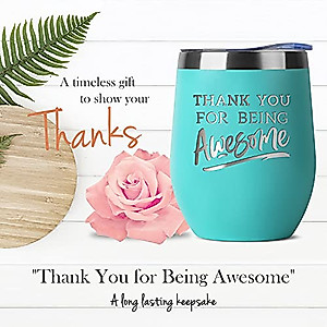 Thank You Gifts For Women - Best Relaxing Spa Gift Box Basket for Teacher Nurse Employee Boss Coworker Secretary Volunteer Friend - Bath Set w/Tumbler - Gifts Basket Care Package Encouragement for Her