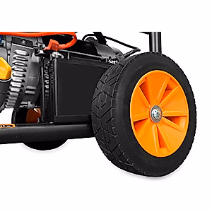 WEN DF1100T 11,000-Watt 120V/240V Dual Fuel Portable Generator with Wheel Kit and Electric Start - CARB Compliant, Black