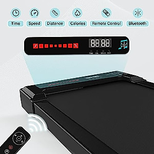 ACTWIND Walking Pad Under Desk Treadmill, Portable Walking Treadmills for Home, 2.25HP Electric Treadmill Walking Jogging Machine with Remote Control, 265 lbs Weight Capacity LED Display