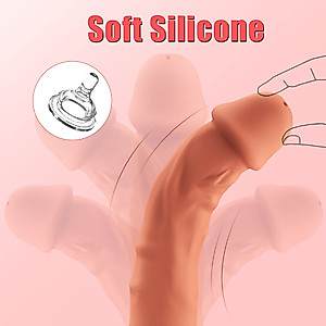 DANKIS Realistic G-spot Vibrator, Dildos Adult Sex Toys with 10 Vibration Modes, Pleasure Toys for Women Clitoral Vagina & Anal