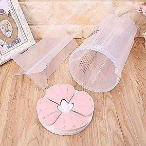 Cereal Storage Container, Airtight Food Storage Container BPA Free Plastic Cereal Dispenser Large Kitchen Storage Keeper with Lids and Compartments for Grain, Sugar, Flour, Rice, Nuts, Snacks (2.5L)