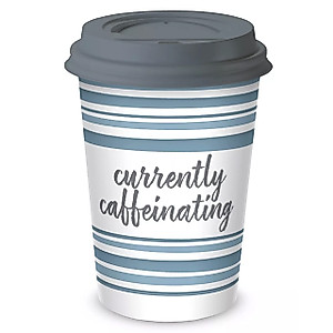 DuraCasa Straws and Dixie To Go Perfectouch Paper Cups and Lids Combo Pack of 26 Count, 12 ounce, Hot Beverage Cups & Lids, Assorted Designs, Disposable Paper Coffee Cups & Lids (26 Ct, 12 Ounce)