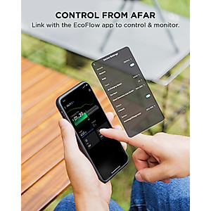 EF ECOFLOW Solar Generator DELTA 2 with 2x220W Portable Solar Panels, 1024Wh LFP Battery, Fast Charging, Portable Power Station for Home Backup Power, Camping & RVs