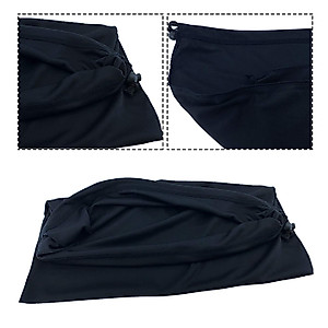 KOOUMOS Motorcycle Helmet Bag Ski Bag Backpack Large Storage Carrying Bags for Sport Riding Travel Motorcycle Bicycle Made of Nylon Cloth with Drawstring Bag (M*2Pack