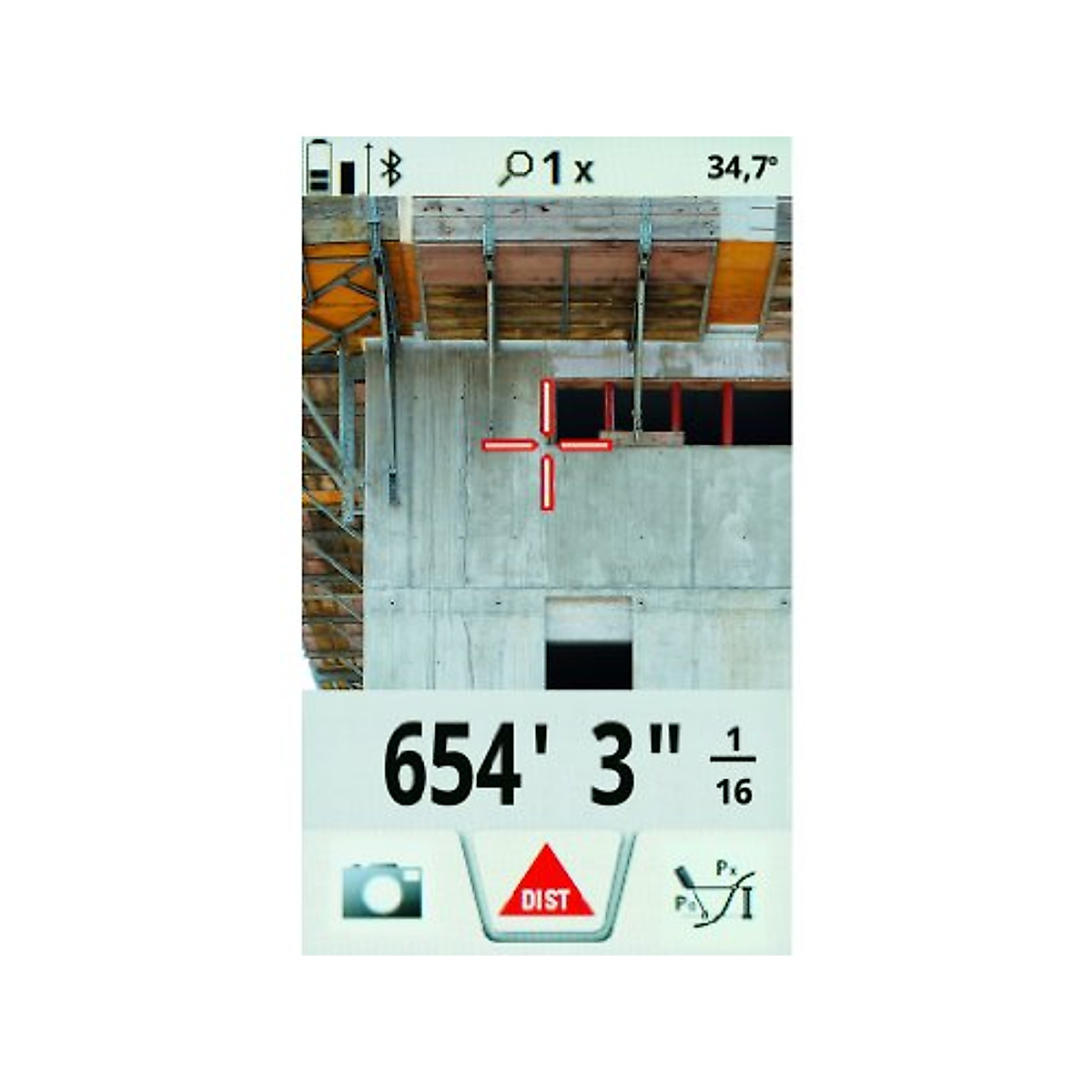 Leica DISTO D810 Touch 660ft Laser Distance Measurer w/Bluetooth and 1mm Accuracy, Red/Black