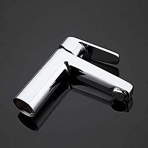 LaPhaL Kitchen Taps Kitchen Tap Kitchen Faucet Sink Faucet Mixer Tap Sink Faucet Mixer Bath Hot Water Faucet Brass Bathroom Sink Mixer Tap Single Handle Bathroom Mixer Tap, Vanity Faucets, HRT05