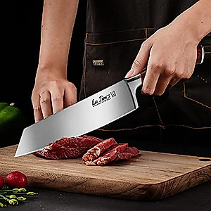 LaTim's Chef Knife 9 Inch Professional,Japanese Kitchen Cooking Knives with German High Carbon Stainless Steel 4116 and Ergonomic Handle