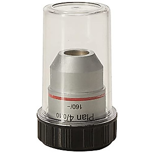 AmScope PA4X 4X Plan Achromatic Microscope Objective