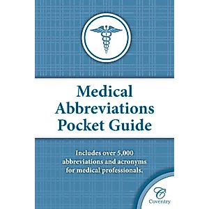 Medical Abbreviations Pocket Guide: 5,000+ Abbreviations and Acronyms for Medical Professionals