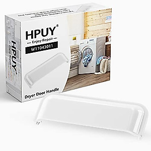 HPUY W10714516 W10861225 Dryer Door Handle Replacement for Whirlpool Kenmore Amana Crosley AP5999398,PS11731583