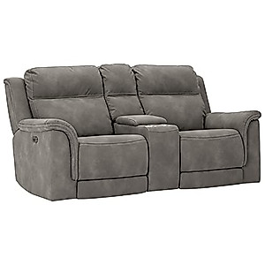 Signature Design by Ashley Next-Gen DuraPella Love Seats, Slate