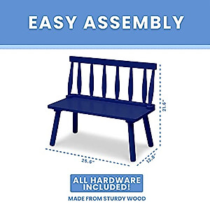 Delta Children Windsor Bench, Navy