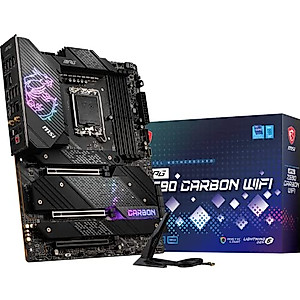 MSI MPG Z690 Carbon WiFi Gaming Motherboard (ATX, 12th Gen Intel Core, LGA 1700 Socket, DDR5, PCIe 4, CFX, M.2 Slots, Wi-Fi 6E)