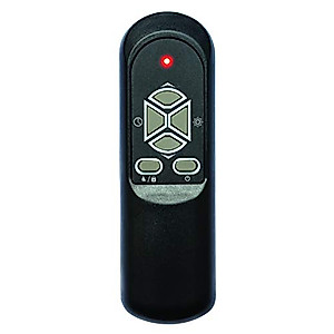 LifeSmart LifePro 1500 Watt Electric Infrared Quartz Fireplace Heater for Indoor Use with 3 Heating Elements and Remote, Faux Stone & Oak Wood