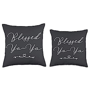 Ya-Ya Gifts Blessed Ya Throw Pillow, 18x18, Multicolor
