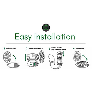 G Green Drain Waterless Trap Seal, 2 Inch
