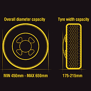 Maypole MP9065 Universal Wheel Clamp