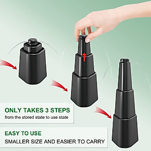 AITIEE Fly Fans for Tables,Portable Food Fly Fan for Outdoor,Automatic Fly Repellent Fans with Soft Blades for Restaurant,Party,BBQ,Picnic,Home (2-Pack)