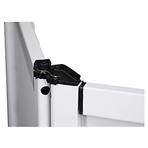 Rockville RFAAW DJ Event Facade Light Weight Metal Frame Booth+Travel Bag+Scrim,White