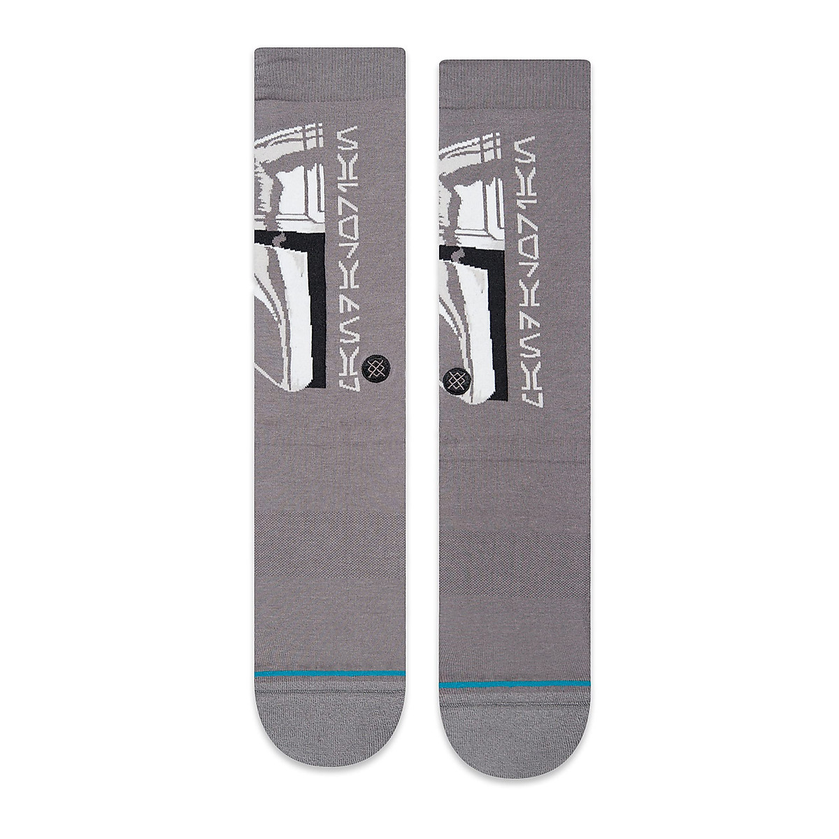 Stance Mando Crew Socks (Large, Grey)