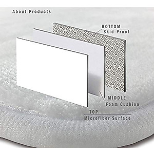 Yilooom 3-Pack Bath Mat Set, Vintage Palm Tree Tropical 1 Absorbent Memory Foam Soft Shower Bath Rugs Contour Mat and Lid Cover,Non Slip Velvet Bathrug,Shower Toilet Bathmats Carpet