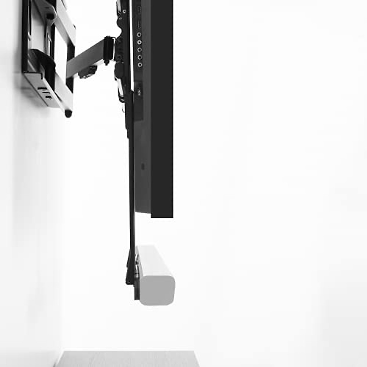 VIVO Steel Speaker Mount Designed for Sonos Arc Soundbar, Above or Below Wall Mounted TV, Fits VESA Widths up to 600mm, Black, MOUNT-SONOS3T