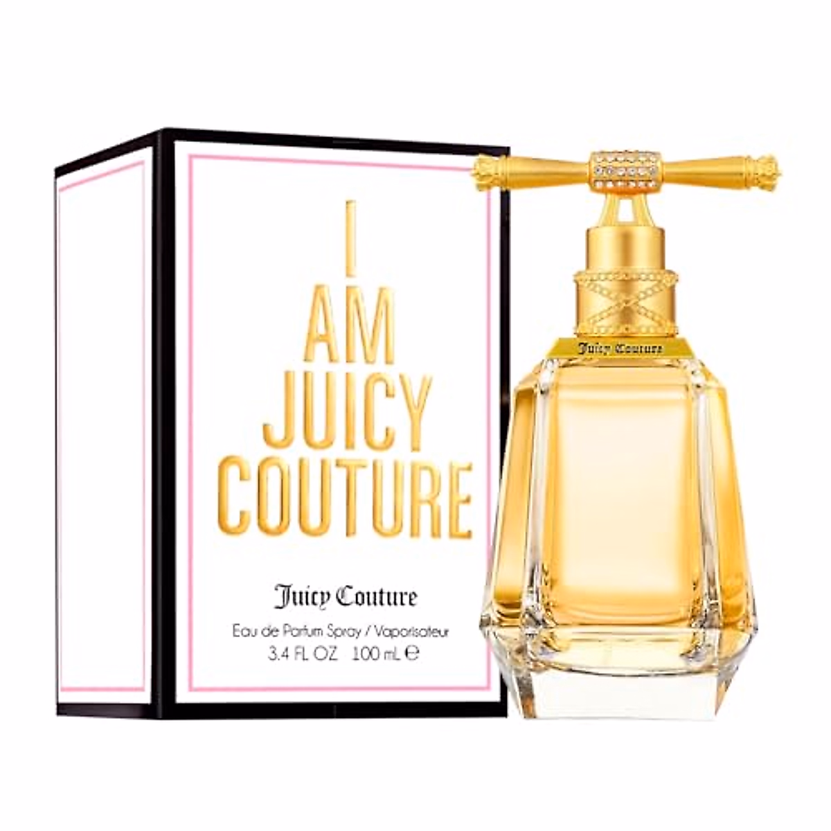 Juicy Couture, I am Juicy Eau De Parfum, Women's Perfume with Notes of Pomelo, Gardenia & Amber - Fruity & Sweet Perfume for Women, EDP Spray, 3.4 Fl Oz