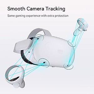 KIWI design Comfort Battery Head Strap and VR Shell Protective Cover