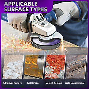 10 Pack Strip Discs 4 inch Quick Stripping Wheel Paint Stripper for Angle Grinder Clean and Remove Paint Coating Rust Welds Oxidation for Metal and Wood (4" x 5/8")