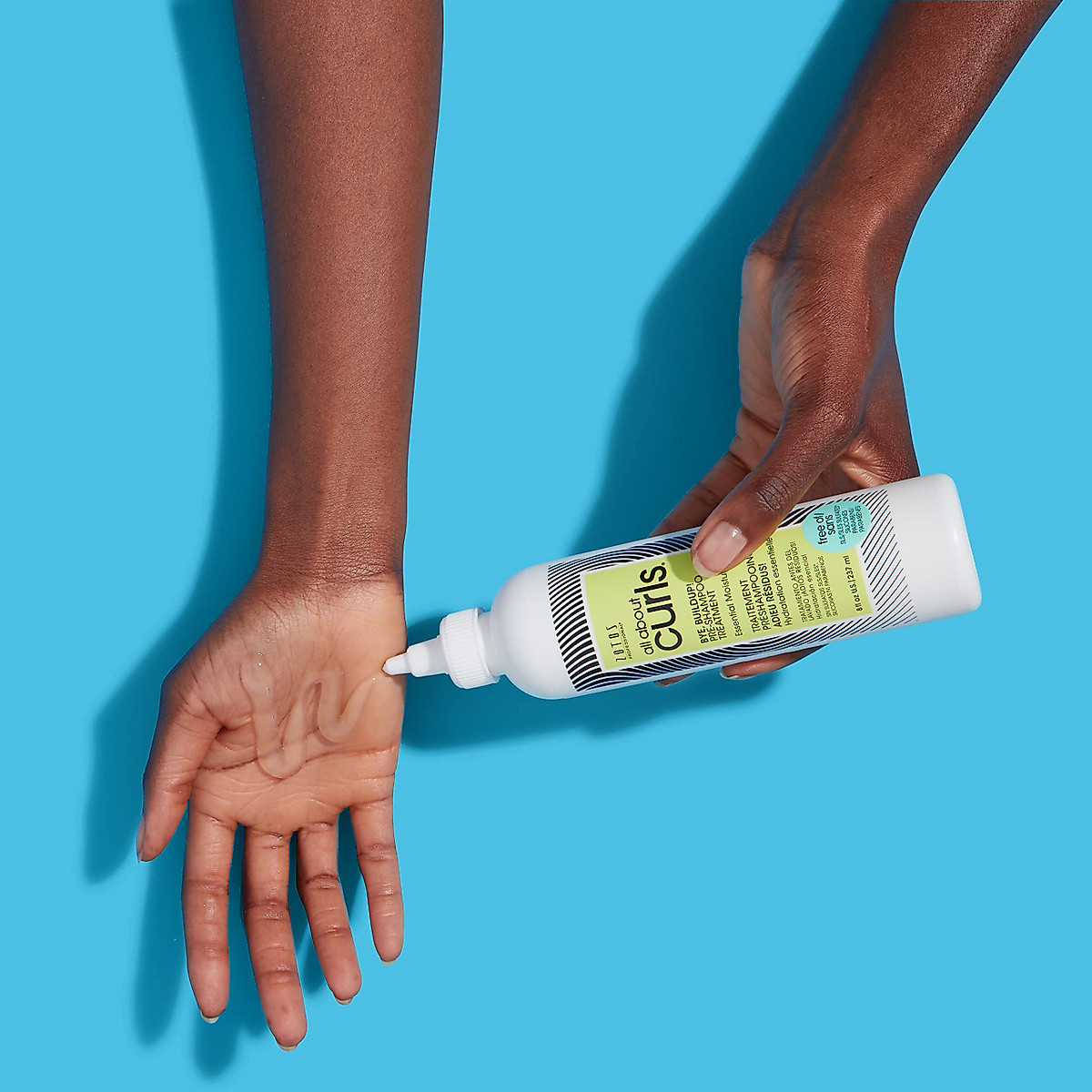 ALL ABOUT CURLS Bye, Buildup! Pre Shampoo Treatment | Curly Hair Products | Essential Moisture | Gentle Cleansing | All Curly Hair Types | Vegan & Cruelty Free | Sulfate Free | 8 Fl Oz