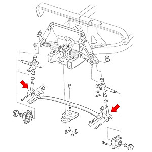 10L0L Complete Front End King Pin Kit for Club Car Precedent 2003.5-up Gas/Electric Golf Cart, OEM# 102287201 103638601 103638801