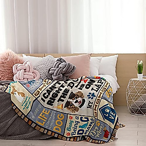 Dog Mom Gifts For Women, Dog Mom Gifts Throw Blanket 50"x60", Dog Lovers Gifts For Women, Gifts For Dog Lovers Women, Gifts For Dog Moms, Dog Mom Gift, Gift For Dog Lover, Best Gifts For Dog Owners