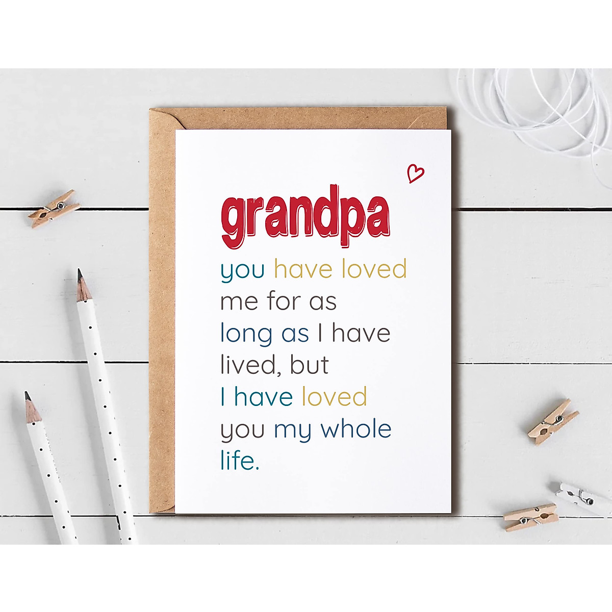 Grandpa You Have Loved - Special Grandpa's Day Card - Birthday Card For Grandpa - Sentimental Card For Grandpa - Meaningful Card For Grandpa…