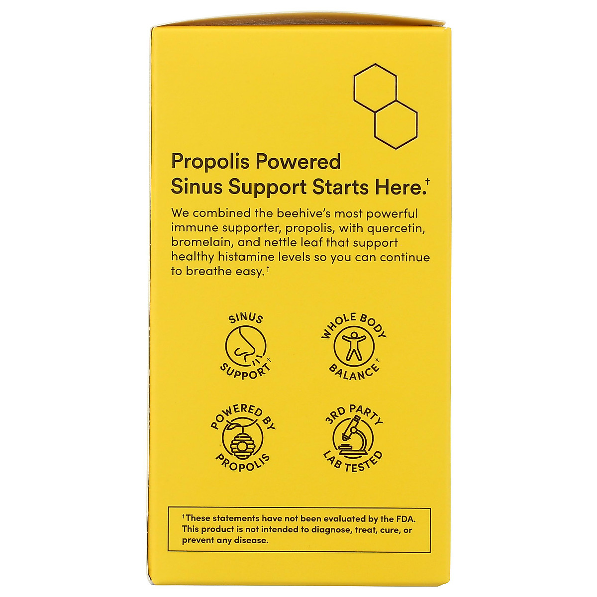 Beekeepers Naturals Propolis Sinus Support, 60 CT