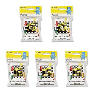 5 Packs Arcane Tinmen Board Game Sleeves 100 ct Mini Size Card Sleeves Value Bundle!
