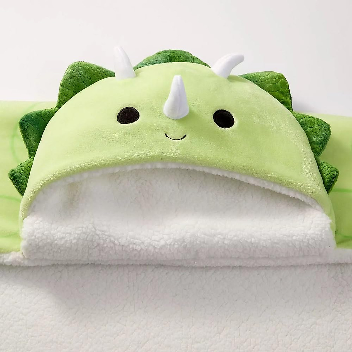 Franco Squishmallows Bedding Super Soft and Cozy Wearable Hooded Throw Blanket, 50" X 30" (Official Licensed Product) (Print May Vary)