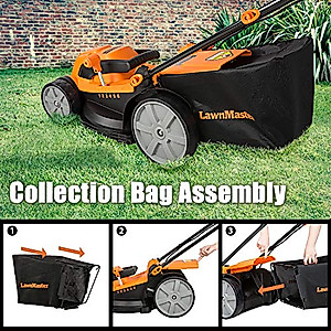 LawnMaster MEB1216K Electric Lawn Mower 16-Inch 12AMP