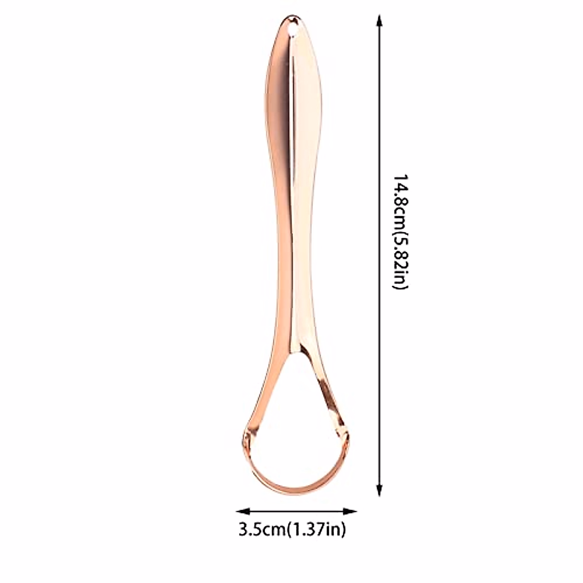 Tongue Scrapper – Premium Stainless Steel Tongue Cleaner for Your Tongue – Oral Care Tongue Tool for Bad Breath – Easy To Carry – Ideal for Travels, Meetings, Work, or Home Use (A, One Size)