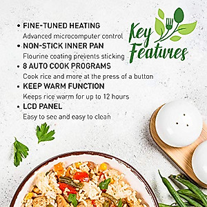 Panasonic SR-ZC075K 4-Cups (Uncooked) Rice Cooker & Multi-Cooker, Black