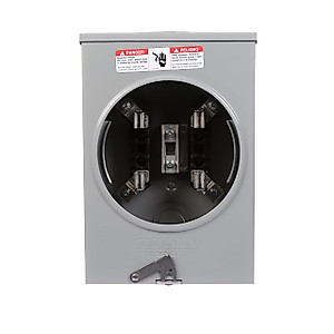 Siemens SUAT111-0G 135-Amp, 4 Jaw, Ringless Cover, Overhead And Underground Feed, Meter Socket