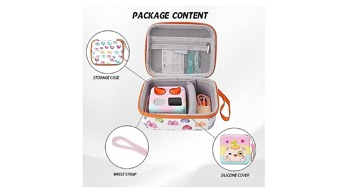Travel Storage Case & Silicone Cover for Yoto Mini Player | Kids Audio