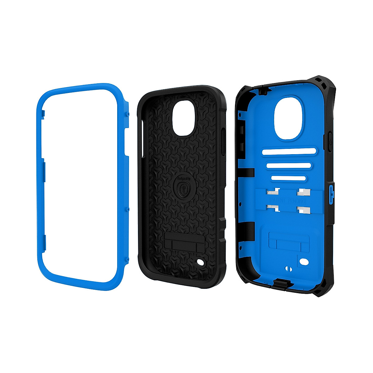 Trident Case AMS Kraken Series Protective for Samsung Galaxy S4/GT-I9500 - Retail Packaging - Blue