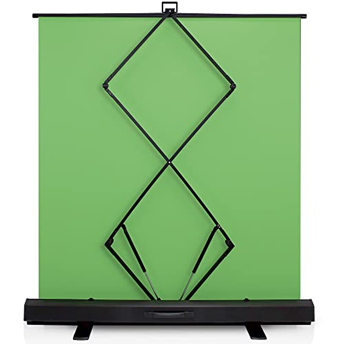 KHOMO GEAR Collapsible Chromakey Panel Green Screen for Photo Backdrop Video Studio, Live Game, Portable Pull Up, Solid Aluminium Base Wrinkle-Resistant Fabric, Auto-Locking Air Cushion Frame