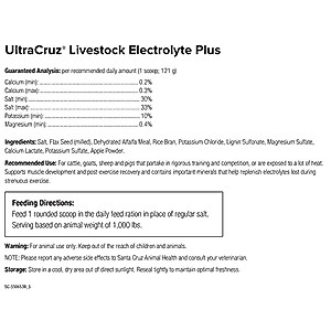 UltraCruz® Livestock Electrolyte Plus, 25 lb